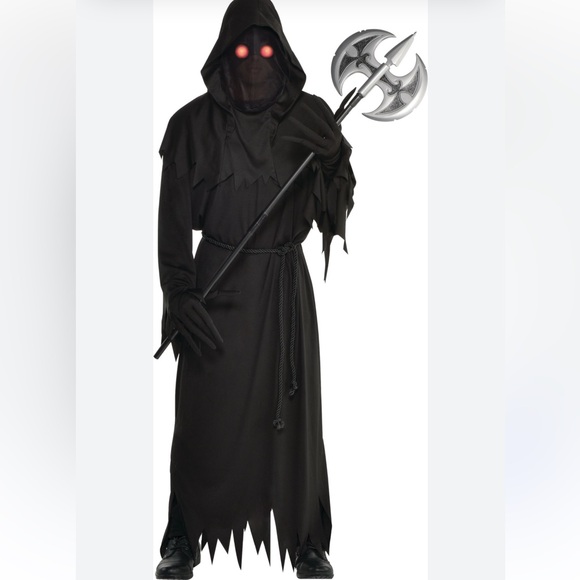 Shirts | Mens Hooded Fade Infade Out Phantom Black Hooded Reaper ...
